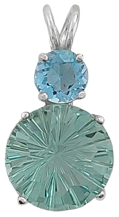 Colombian Obsidian Super Nova™ with Round Cut Blue Topaz – The Jewelry ...